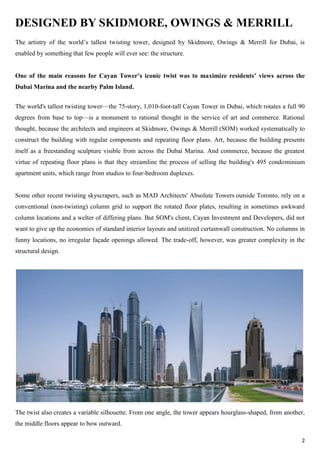 Cayan tower | PDF