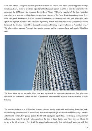 Cayan tower | PDF