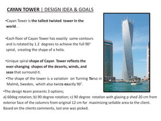 Cayan tower,dubai | PPTX