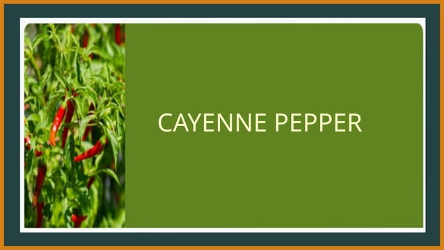 Cayenne Pepper and Its Health Benefits.pptx