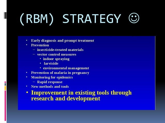 Roll Back Malaria (RBM) | PPTX | Infectious Diseases | Diseases and Conditions
