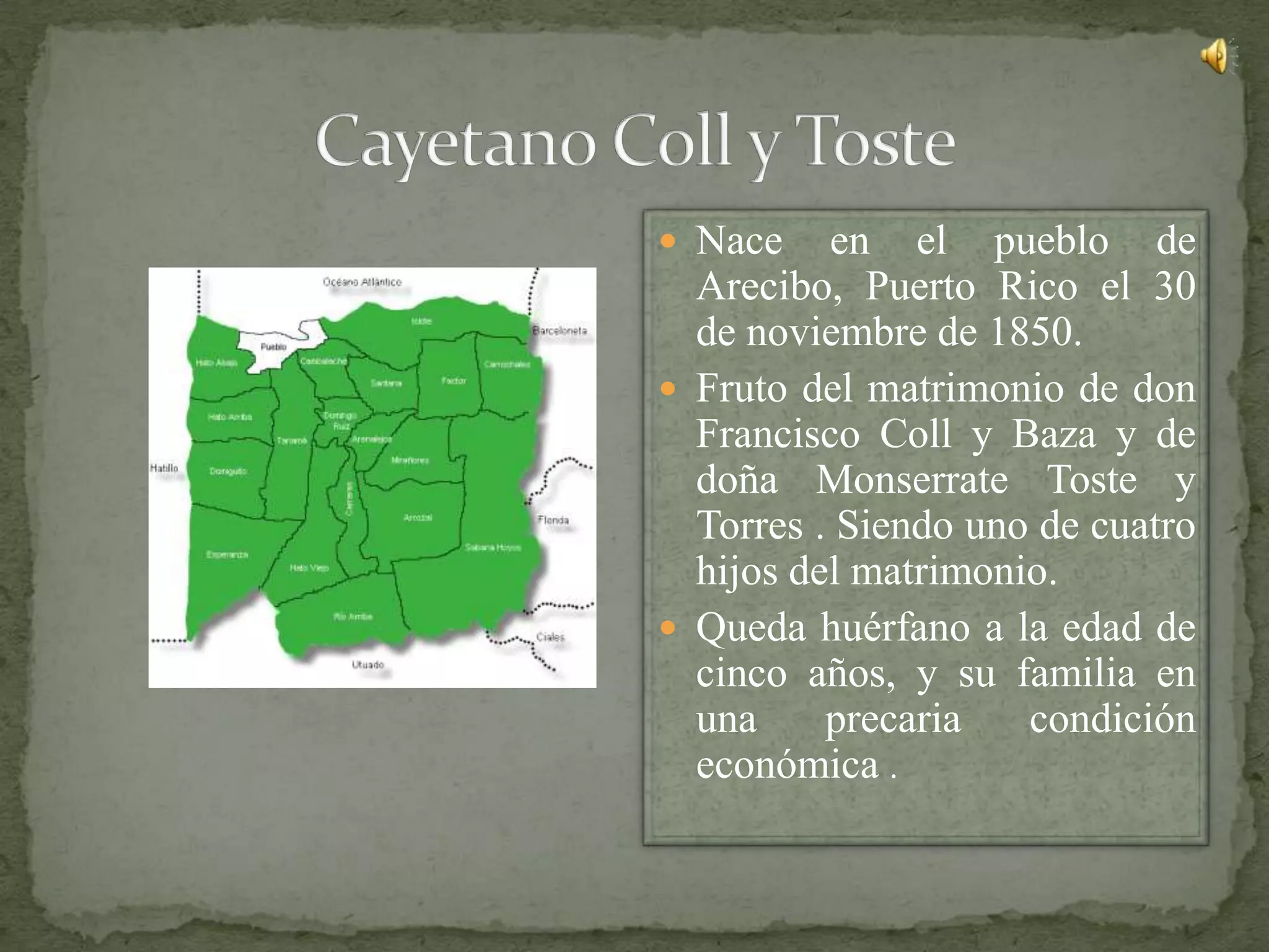 Cayetano Coll y Toste | PPTX