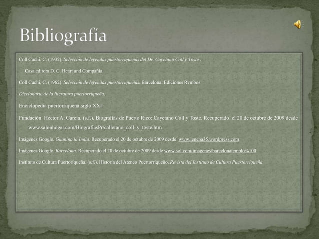 Cayetano Coll y Toste | PPT