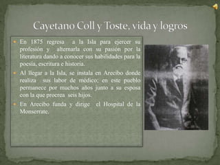 Cayetano Coll y Toste | PPTX