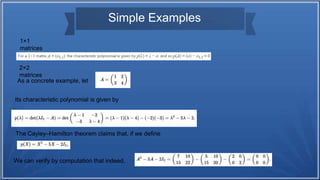 Cayley Hamilton Theorem | PPTX