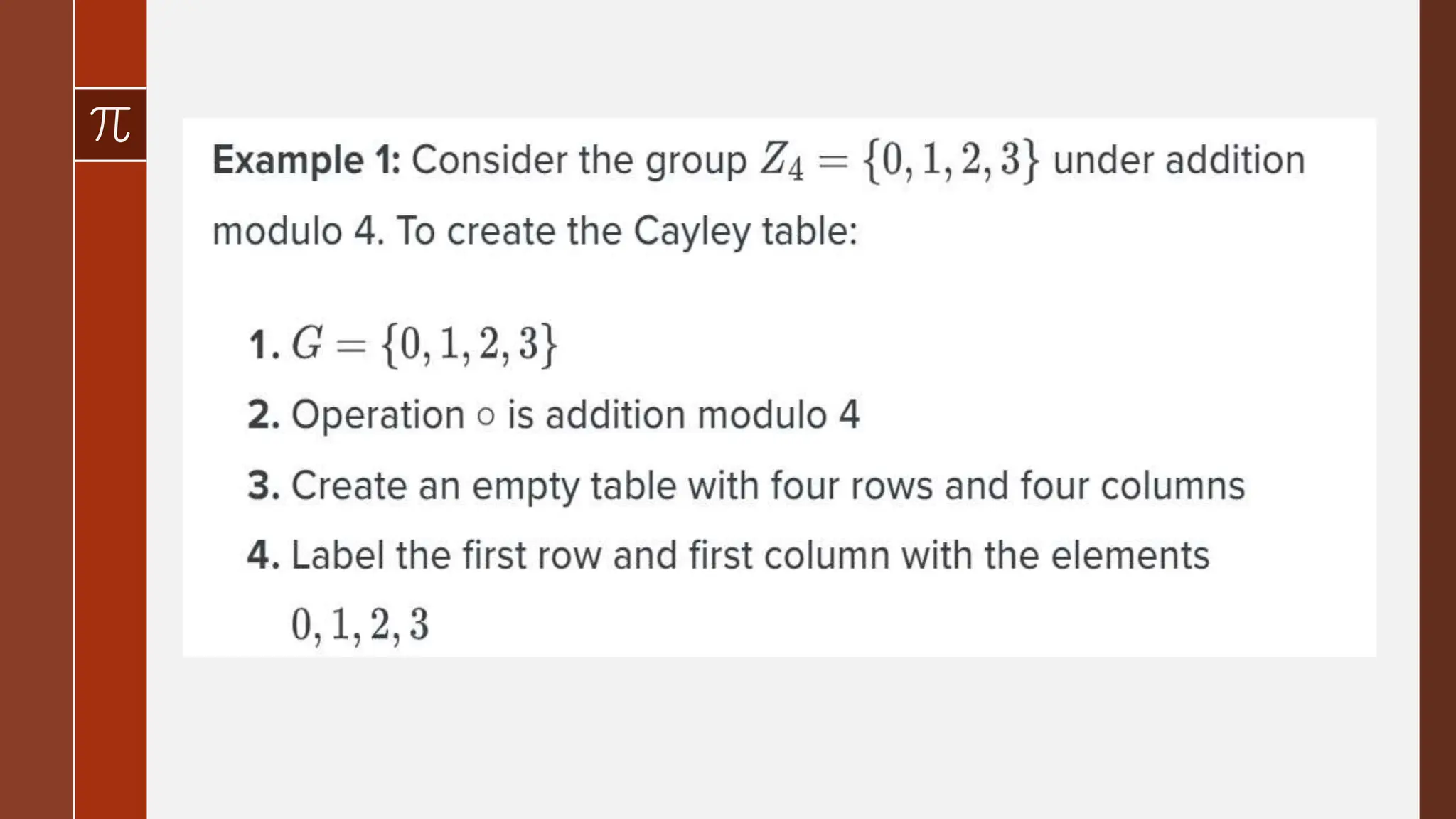 Cayley Table (Multiplication table of Group).pptx
