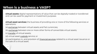 Cayman Compliant Series - AML Requirements for VASPs | PDF | Financial ...