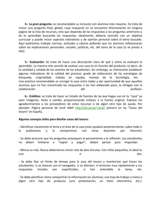 Caza de tesoros | DOC
