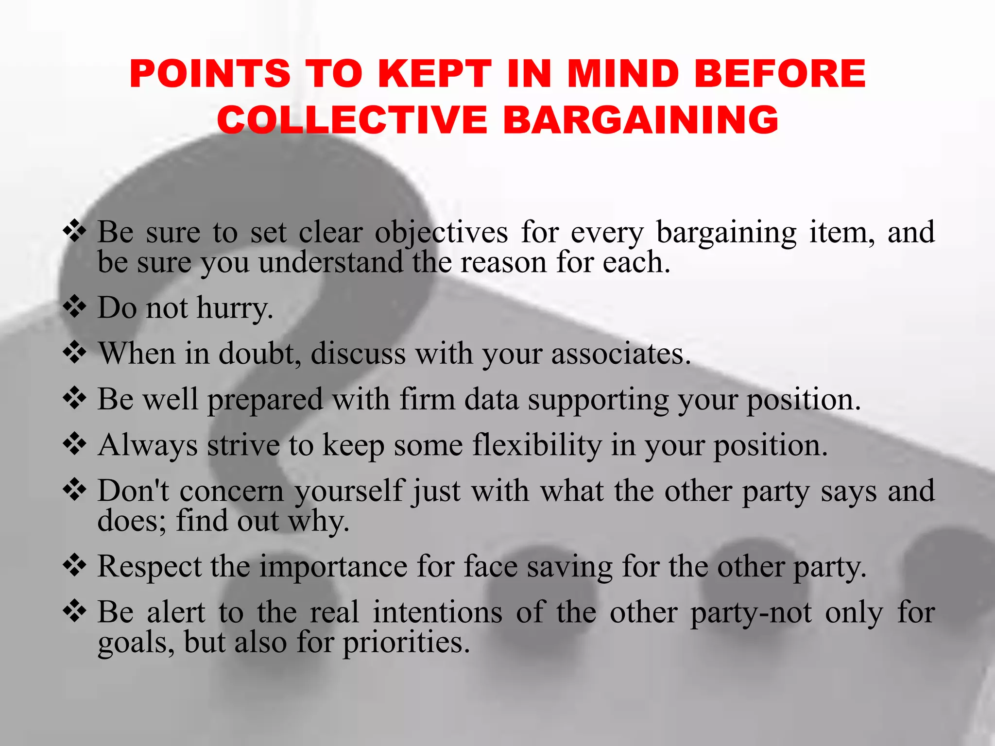 COLLECTIVE BARGAINING | PPTX