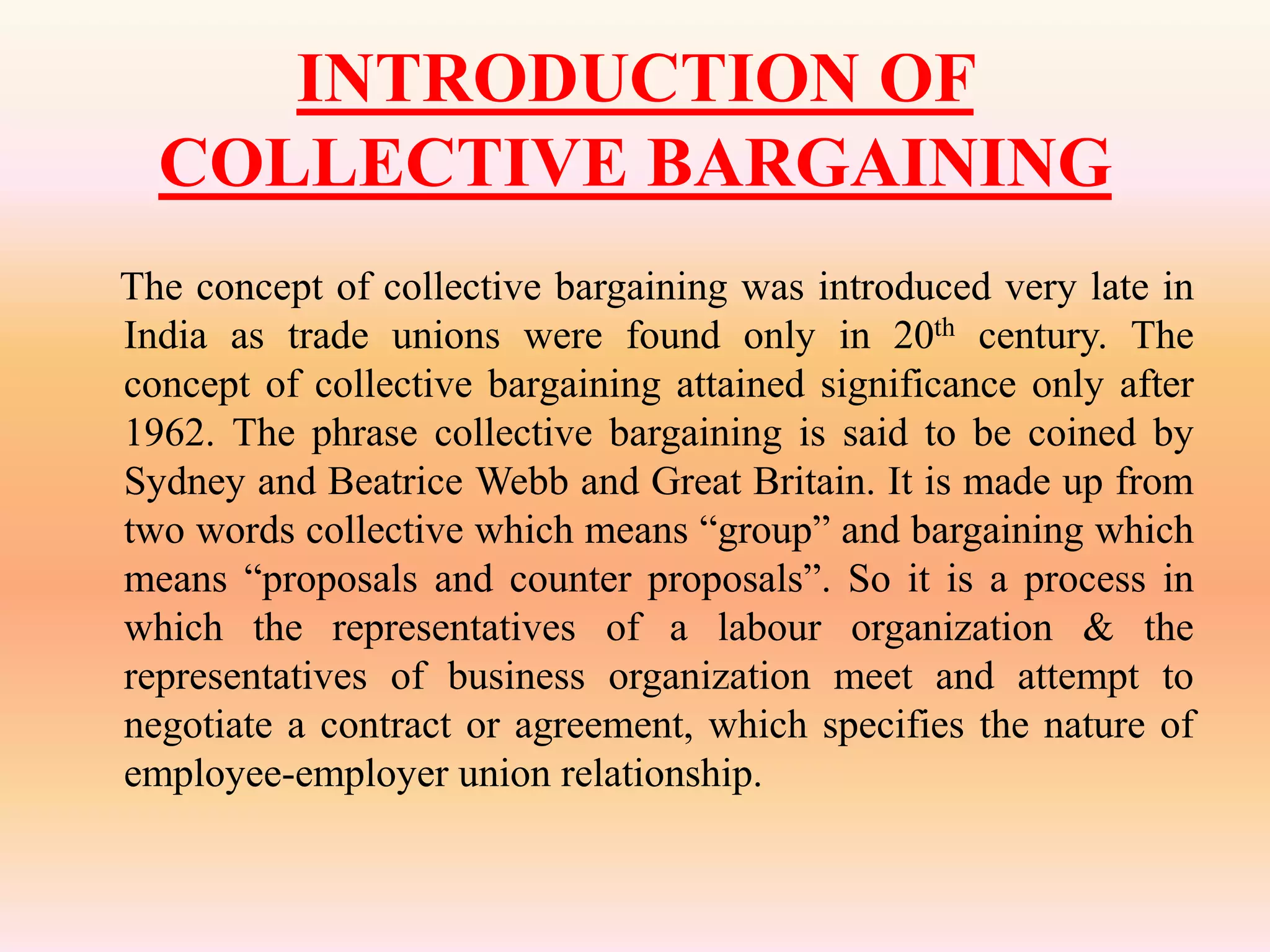 COLLECTIVE BARGAINING | PPTX