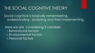 cognitive learning theory | PPTX