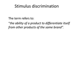 learning in Consumer behavior | PPT