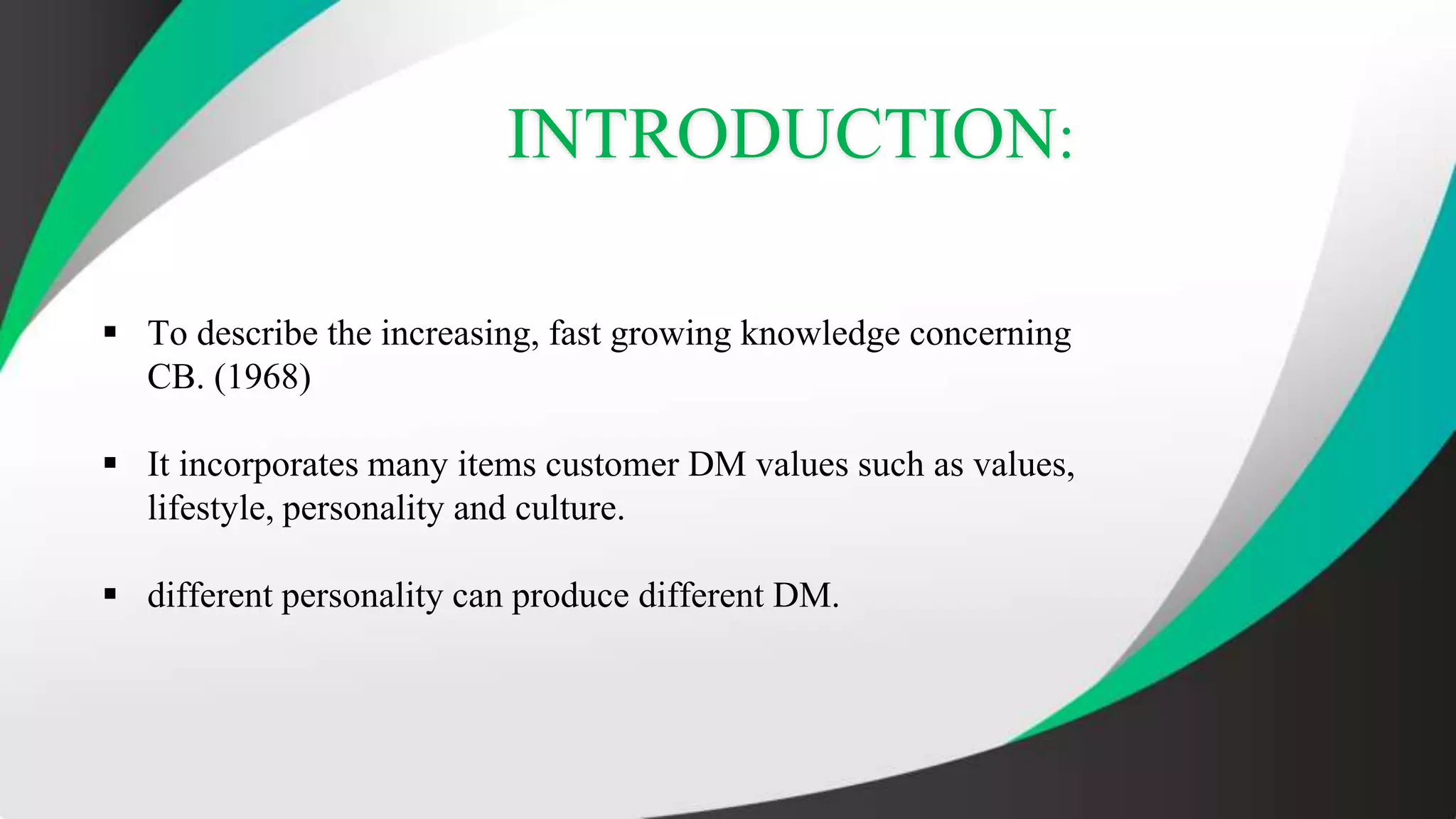 Consumer Behavior Pptx