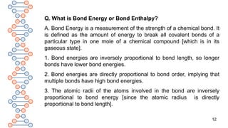 CHEMICAL BONDING AND MOLECULAR STRUCTURE, PART 1, CLASS 11 CHEMISTRY | PPTX