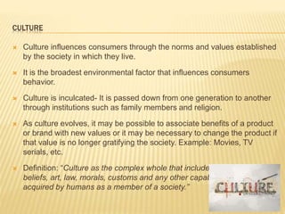 MODEL OF CONSUMER BEHAVIOUR | PPTX