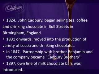 Cadbury- Marketing strategies | PPTX
