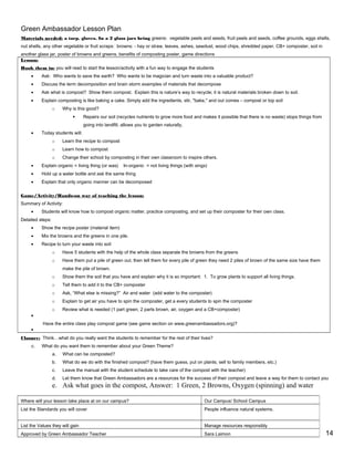 Cb+ Ga Lesson Plan | DOC