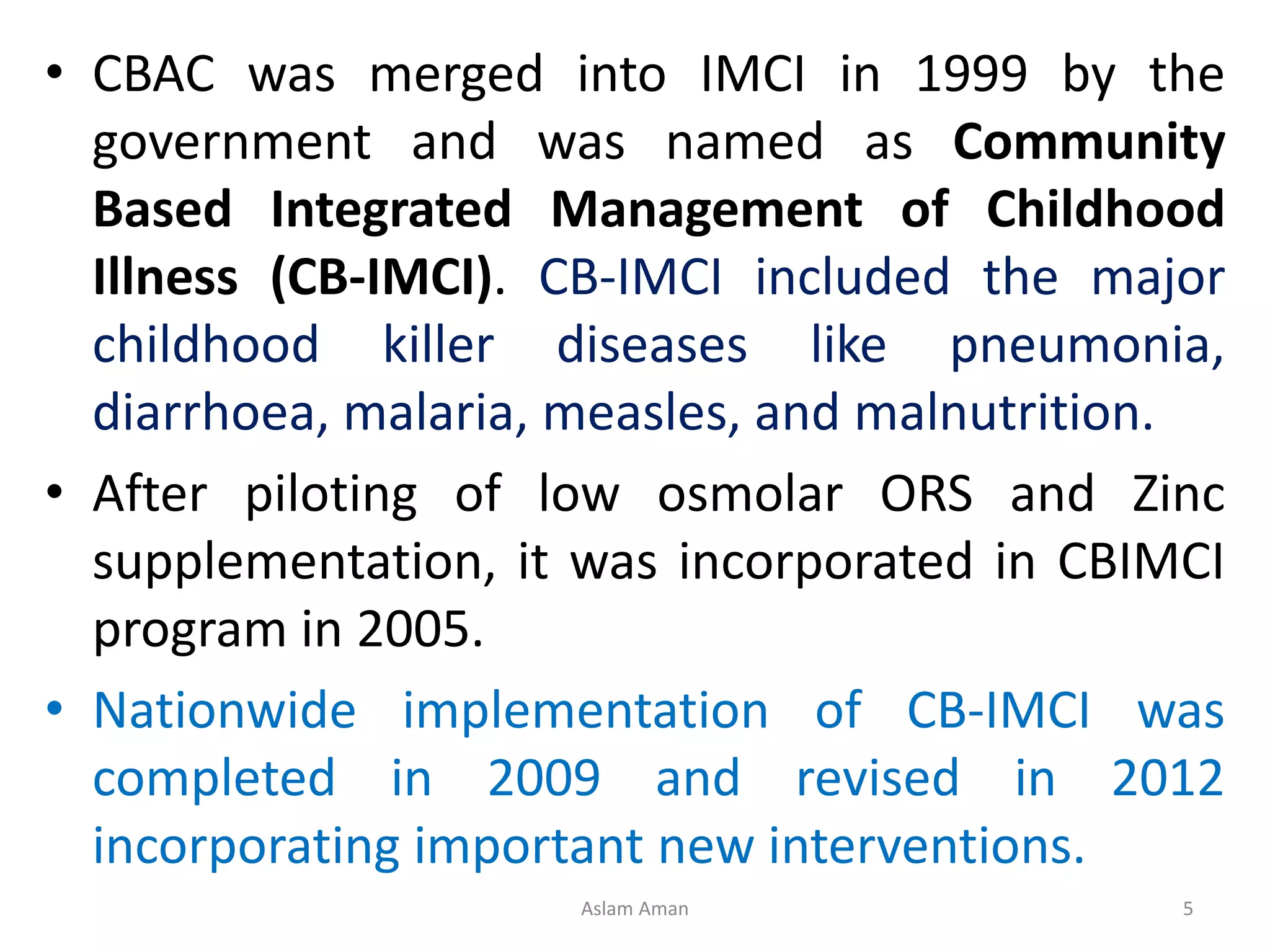 CB-IMNCI Program in Nepal | PDF
