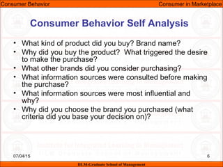 Cb unit-i (consumer in market place) | PPT