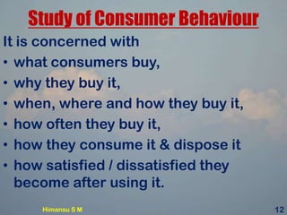 Why Study Consumer Behaviour | PPTX