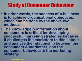 Why Study Consumer Behaviour | PPTX