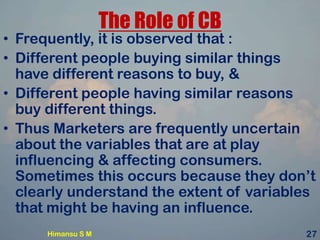 Why Study Consumer Behaviour | PPTX