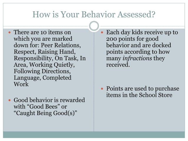 Behavior presentation | PPT