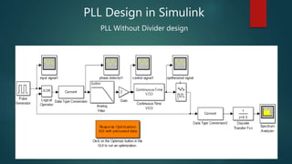 PLL & DLL DESIGN IN SIMULINK MATLAB | PPTX