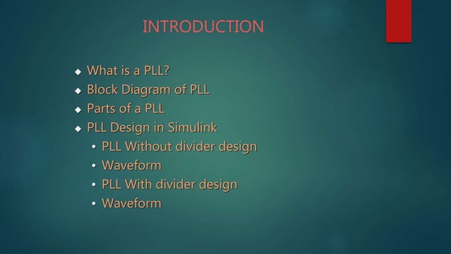 PLL & DLL DESIGN IN SIMULINK MATLAB | PPTX