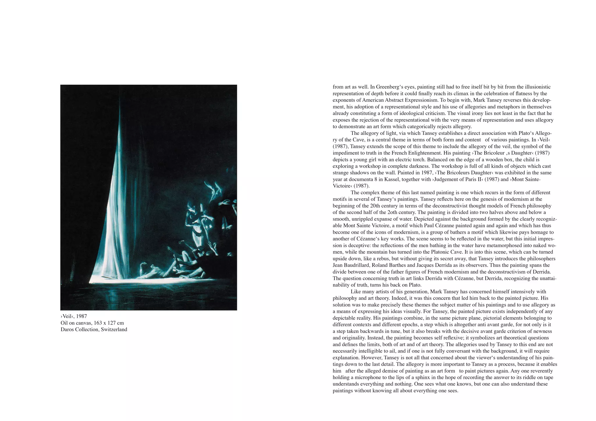 DG Mark Tansey Text | PDF