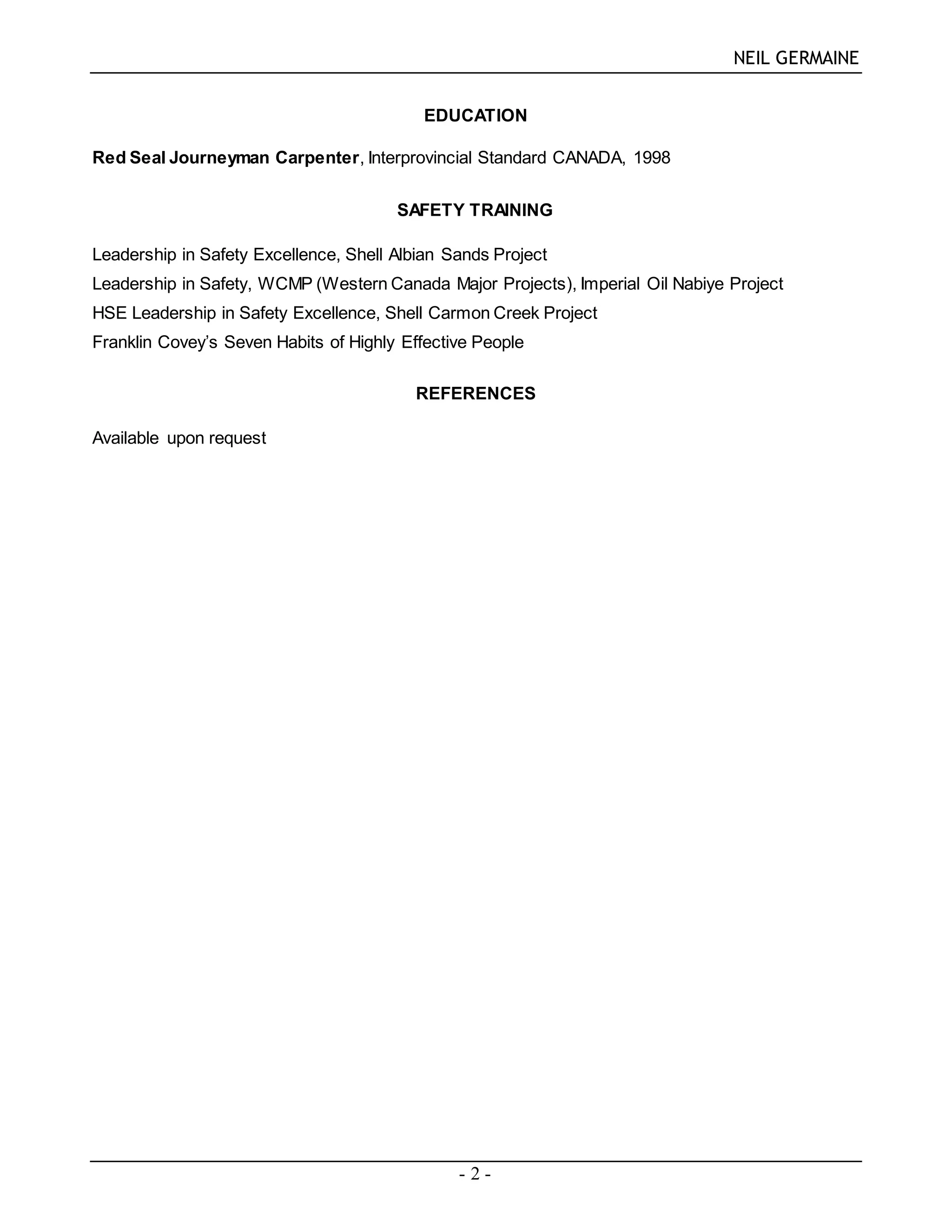 Resume-Neil Germaine | DOCX