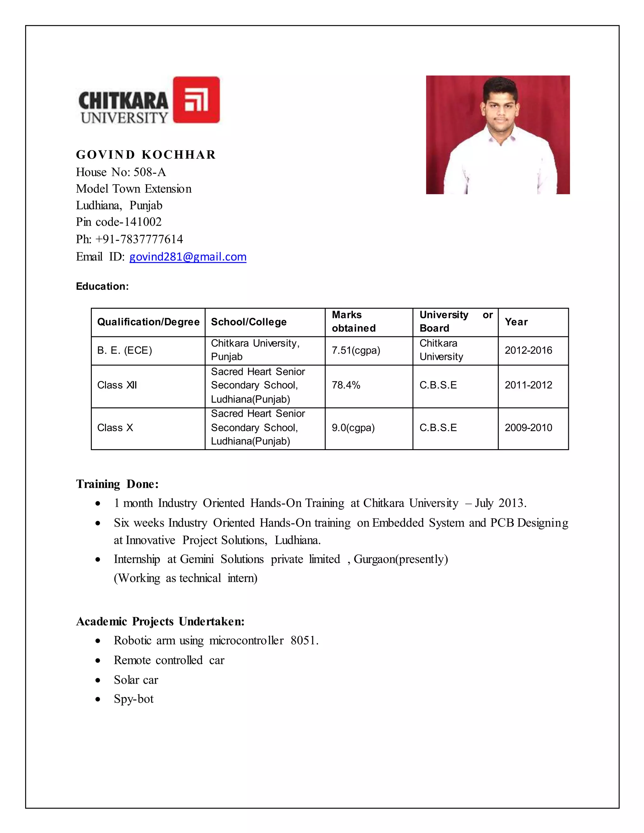 GOVIND KOCHHAR2 | DOCX | Computing | Technology & Computing