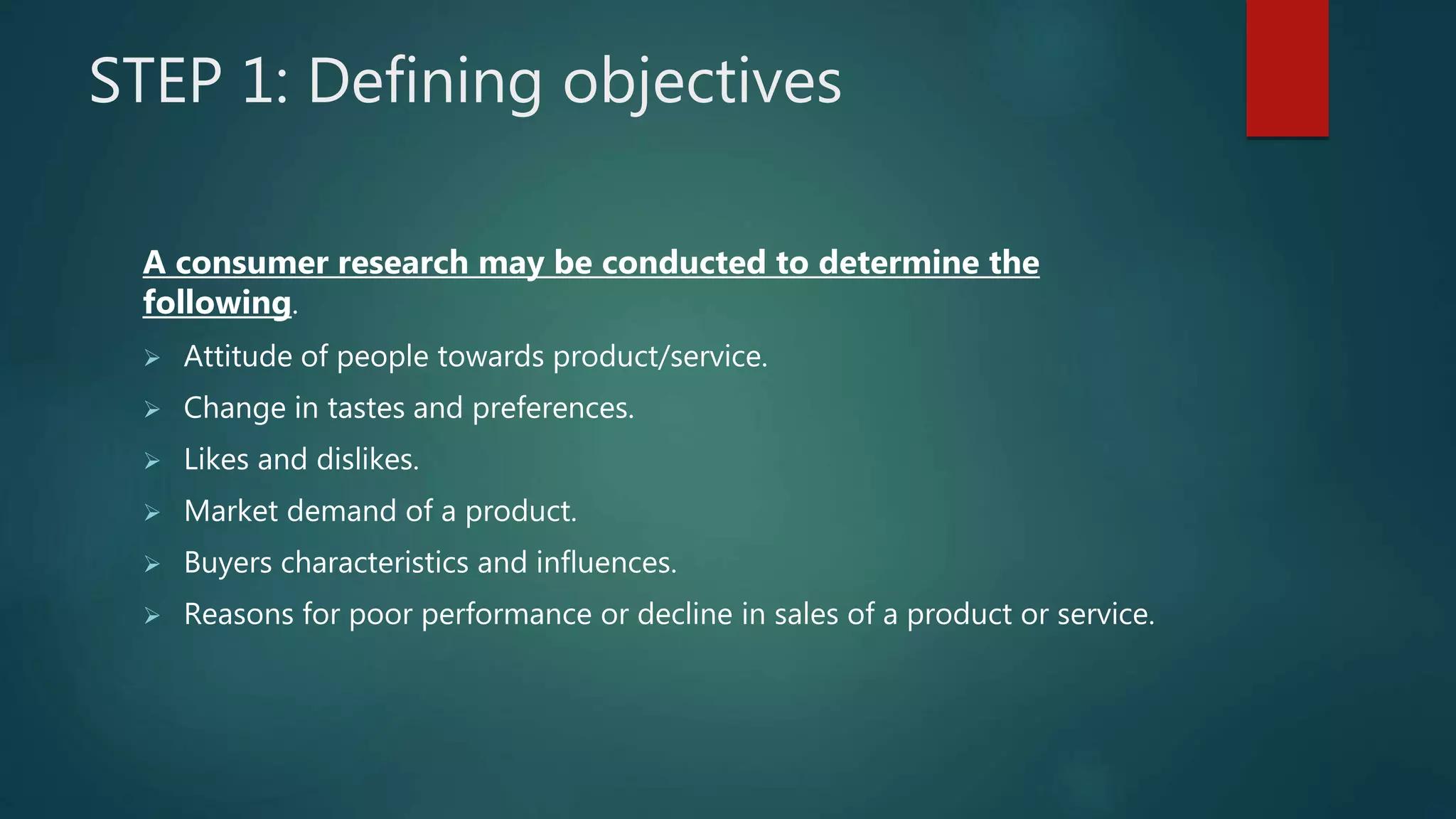consumer research process | PPT