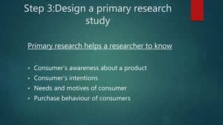 consumer research process | PPT