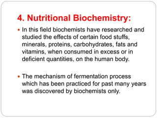 Introduction to biochemistry | PPT
