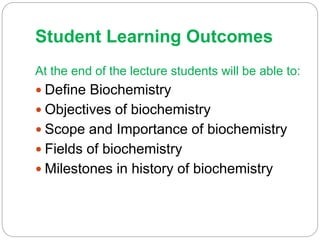 Introduction to biochemistry | PPT