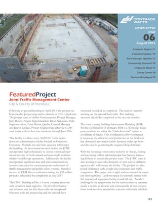 Contrack Watts Newsletter-Issue 6 | PDF