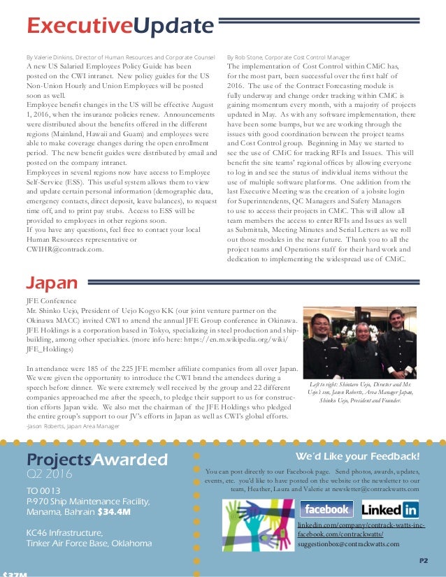 Contrack Watts Newsletter-Issue 6