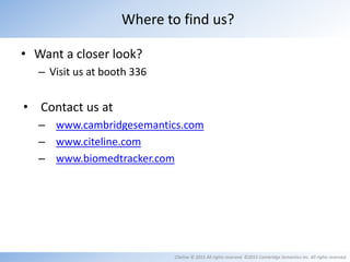 BioIT 2015 Data Lake Talk | PPTX | Databases | Computer Software and Applications