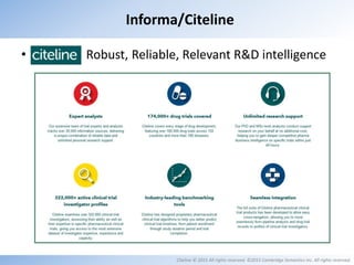 BioIT 2015 Data Lake Talk | PPTX | Databases | Computer Software and Applications