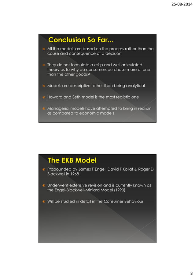 Cb 1 Models Of Consumer Behaviour Pdf