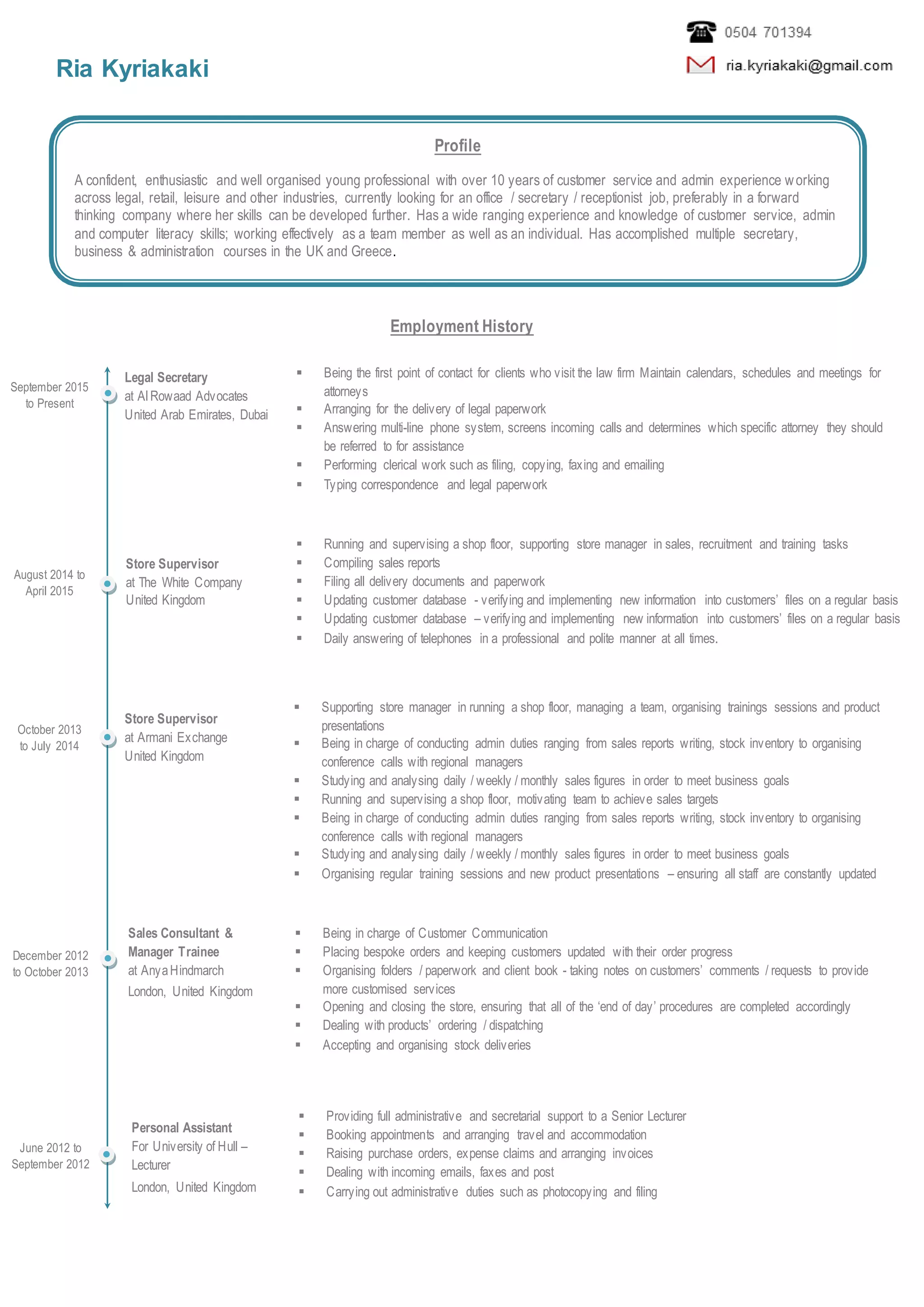 Ria Kyriakaki - CV | DOCX