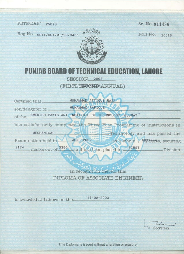 2-DAE Degree | PDF