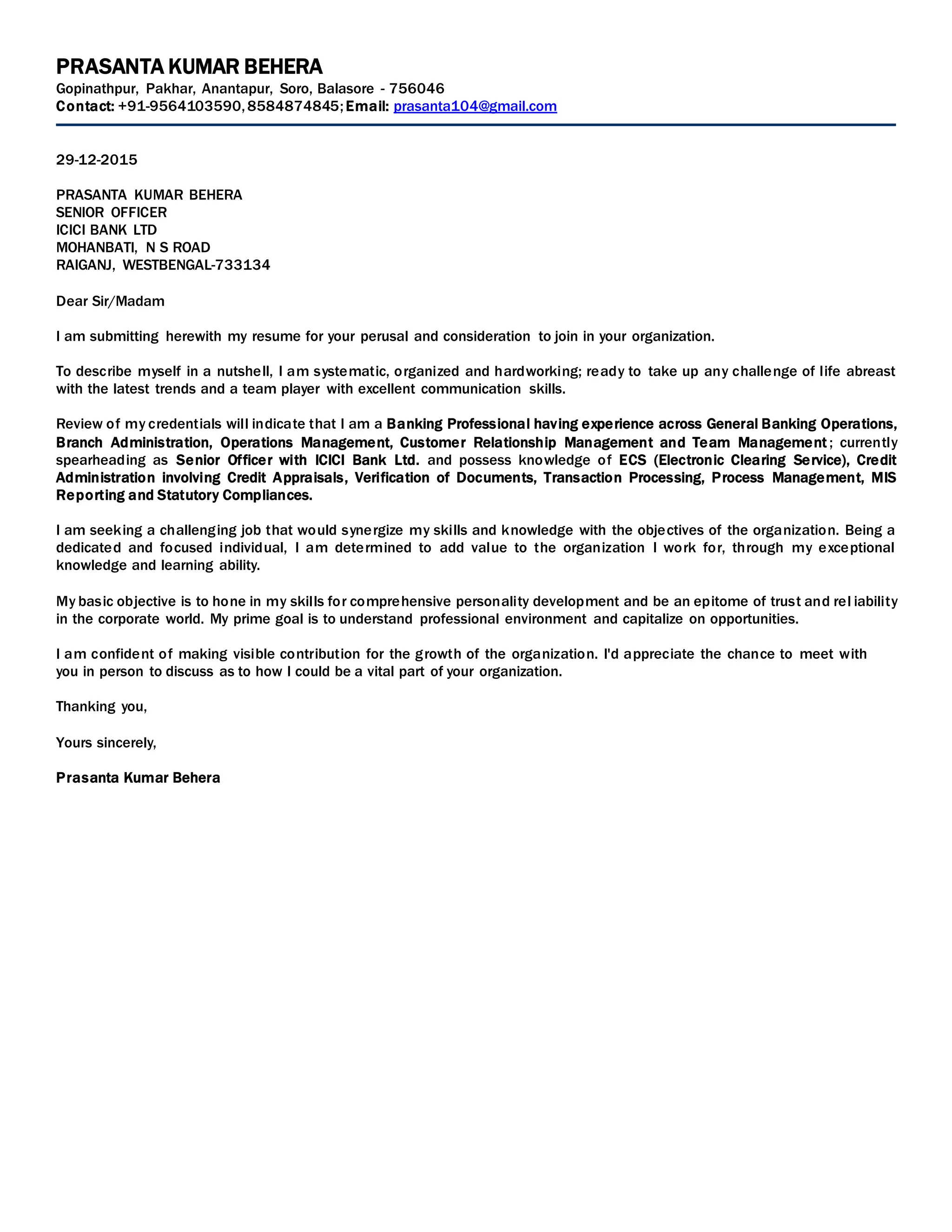 PRASHANT KUMAR BEHERA | PDF