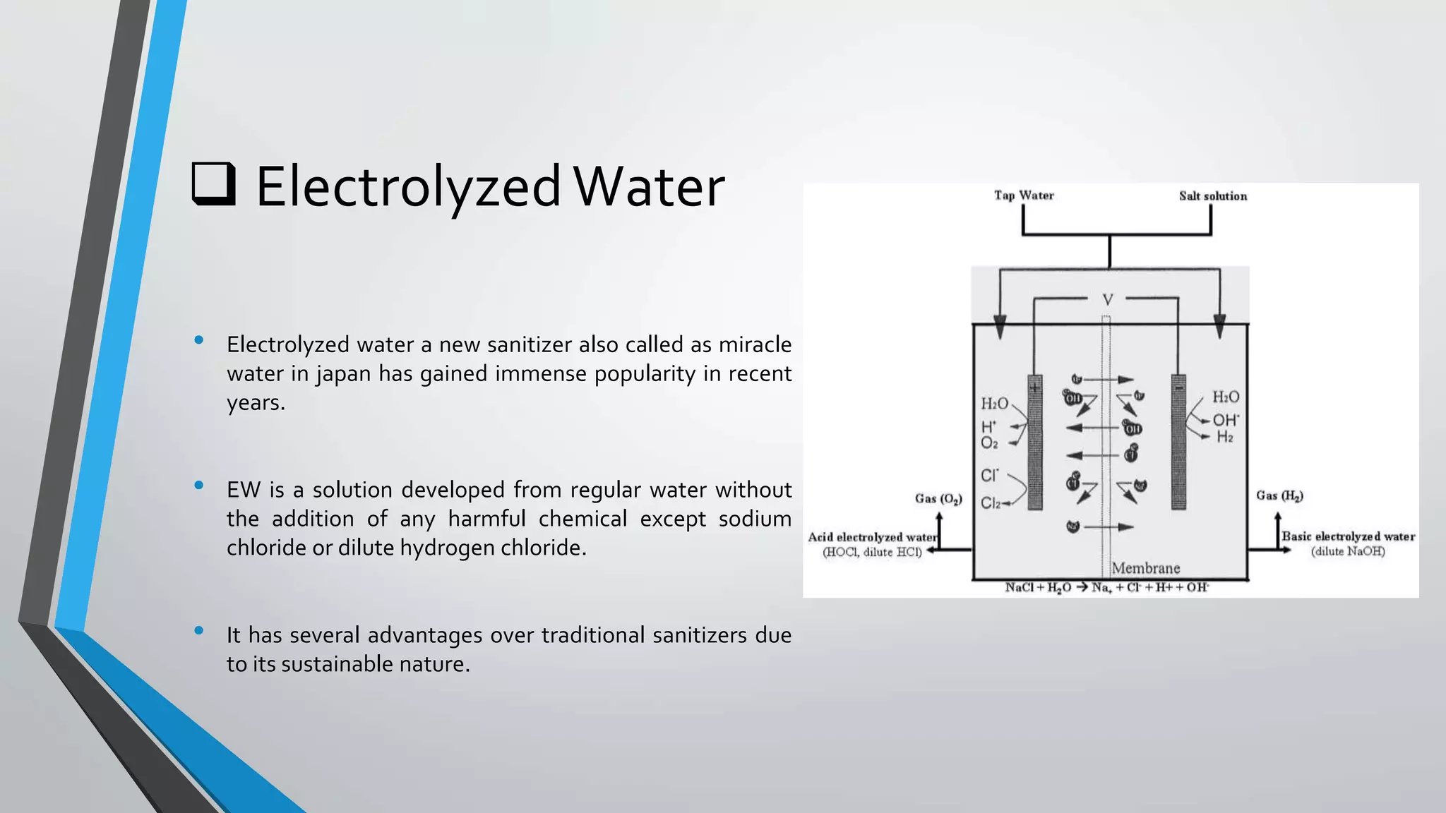 Electrolyzed water | PPT