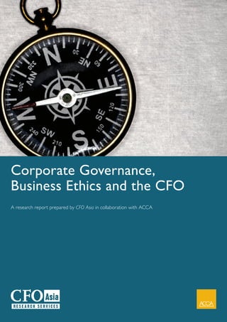 Corporate Governance, Business Ethics & the CFO | PDF