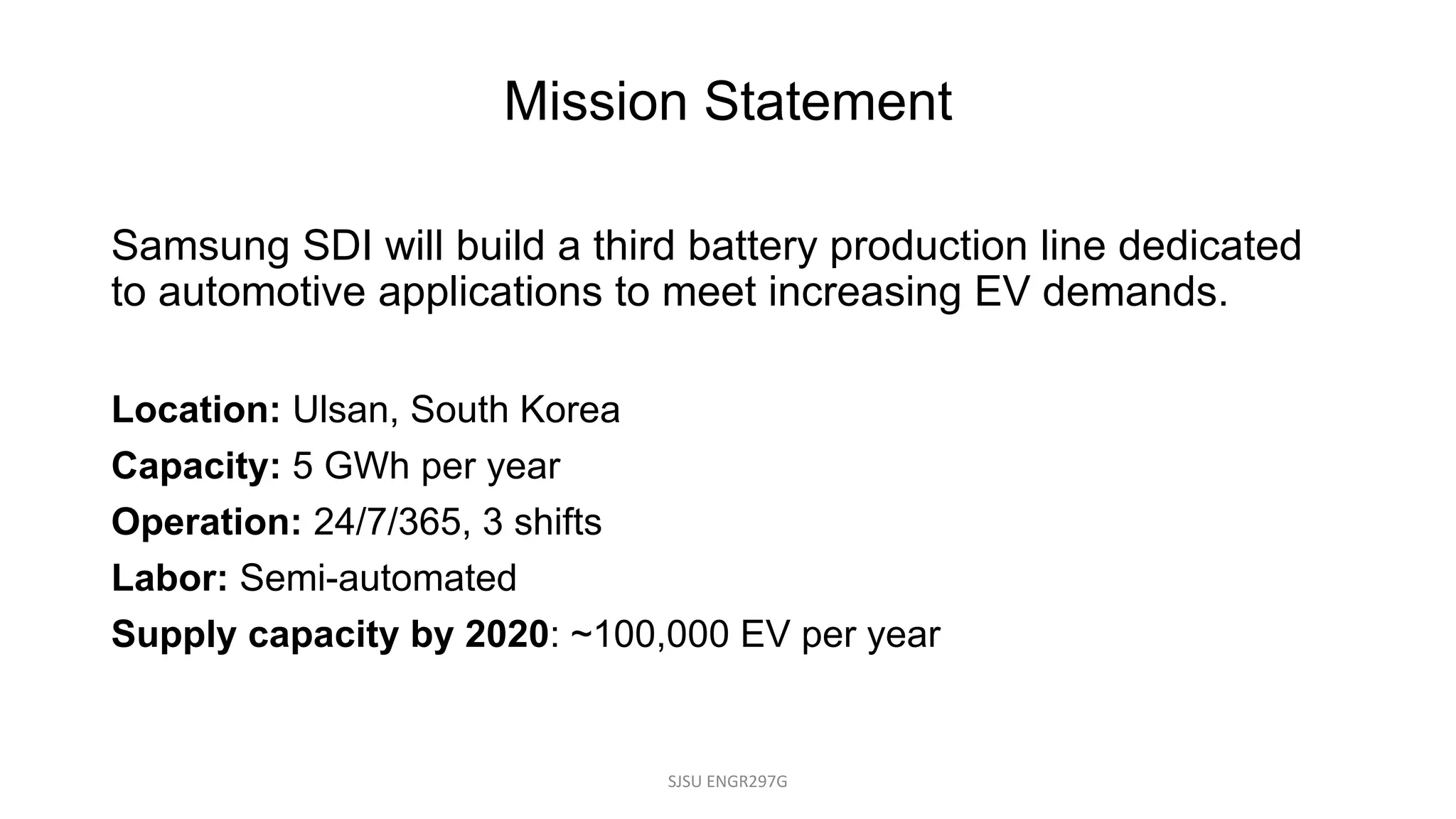 Samsung SDI Plant Project | PDF