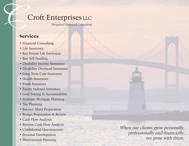 Croft Enterprises' Services | PDF