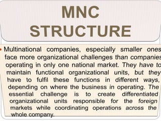 MULTINATIONAL CORPURATION | PPT