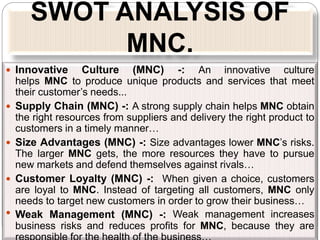 MULTINATIONAL CORPURATION | PPT